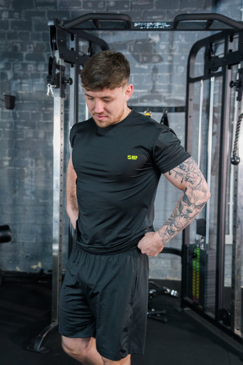 Black Tech Muscle Fit T-Shirt